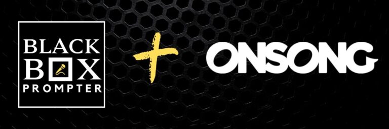 Smart Lyrics Prompter for Musicians, Presenters & Performers - BLACK ...