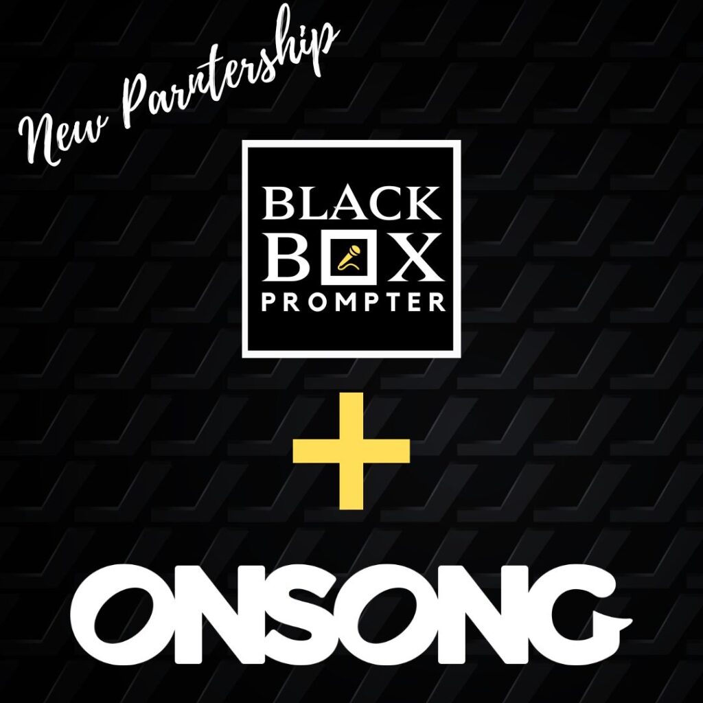 How to use OnSong with BLACK BOX Prompter - BLACK BOX Prompter
