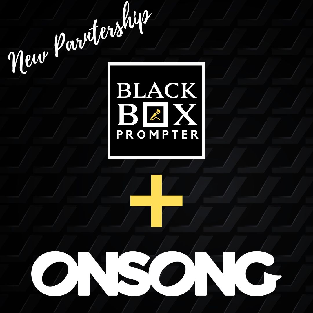 How to use OnSong with BLACK BOX Prompter - BLACK BOX Prompter