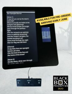 Teleprompter for Musicians & Worship Leaders | BLACK BOX Prompter